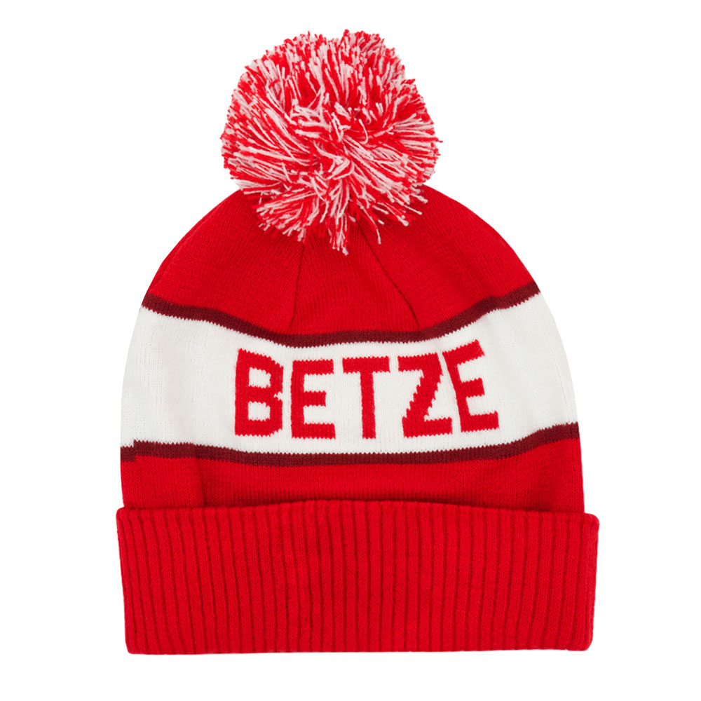 Bommel Beanie Betze rot | 06983